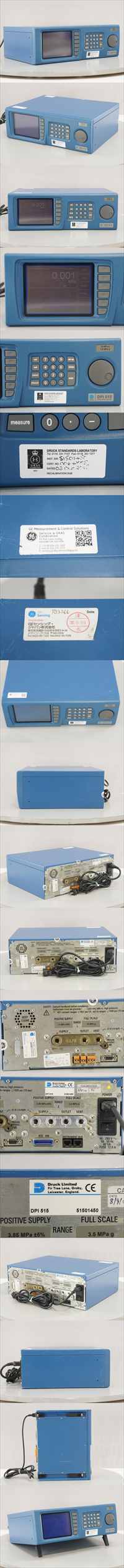 [DW]USED Druck DPI 515 Digital Pressure Controller コントローラー 10MPa g 3 ...