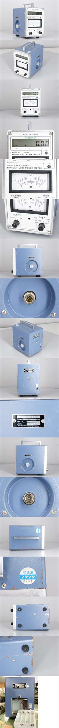 【中古】[DW]USED FUJISOKU TLF-513A FREQUENCY COUNT THROUGH LINE POWER METER ...