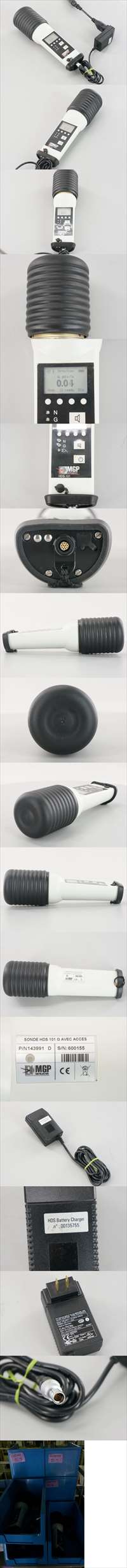 [DW]USED 9台入荷 Mirion Technologies MGP HDS-101 HDS 101 G 核種判定機能付携帯型 AC ...